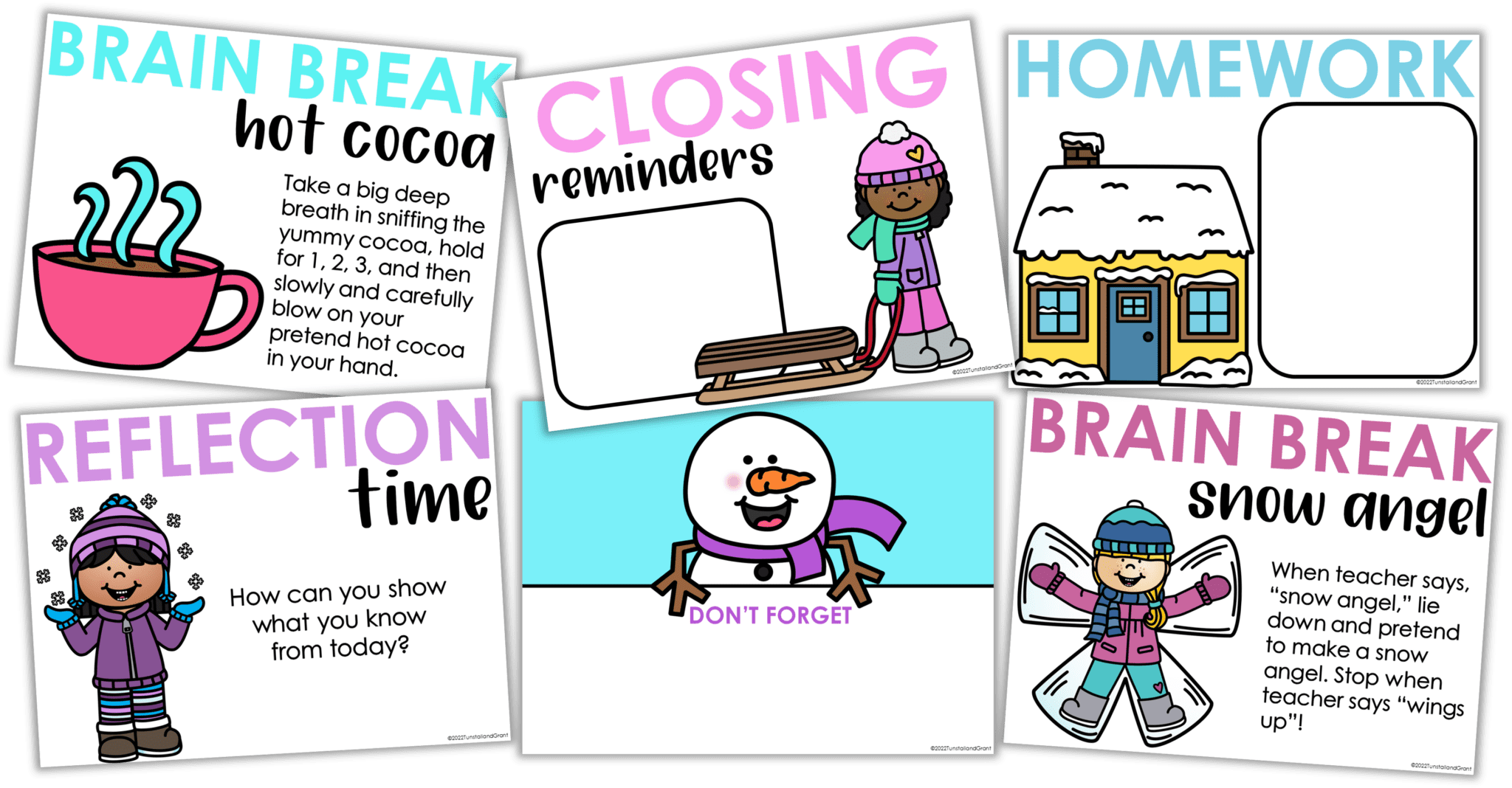 Monthly Classroom Slides - Tunstall's Teaching