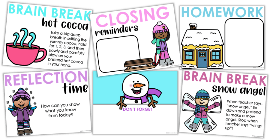 Monthly Classroom Slides - Tunstall's Teaching