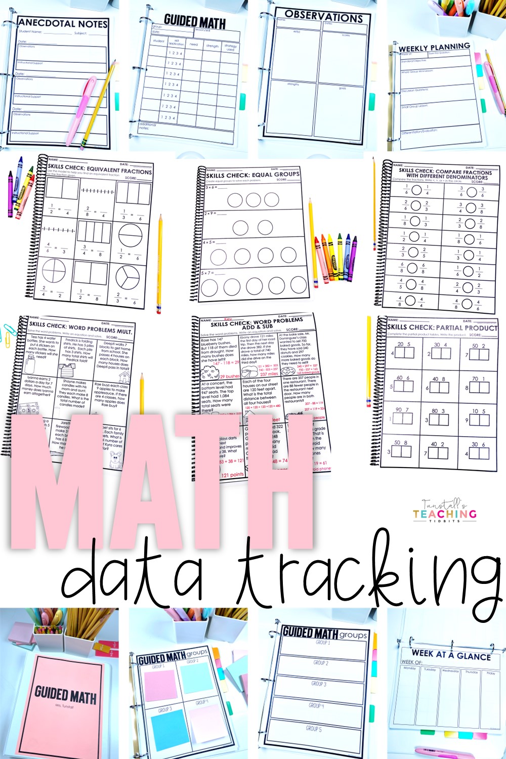 Math Data Tracking - Tunstall's Teaching