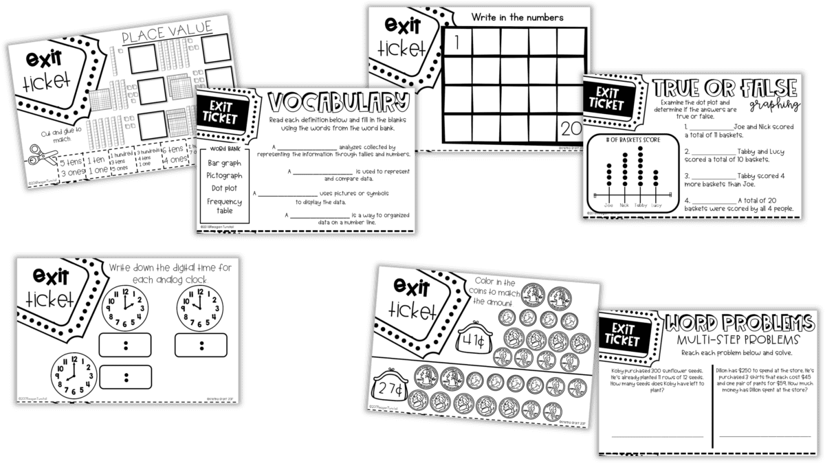 Math Data Tracking - Tunstall's Teaching
