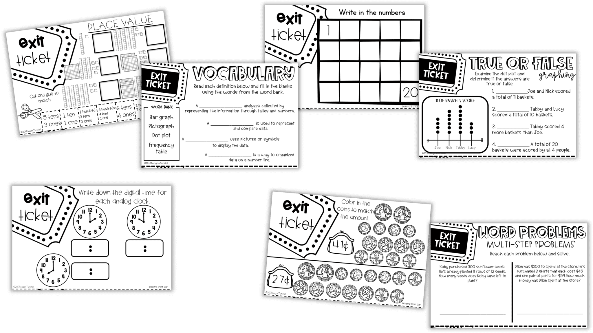 Math Data Tracking - Tunstall's Teaching Tidbits