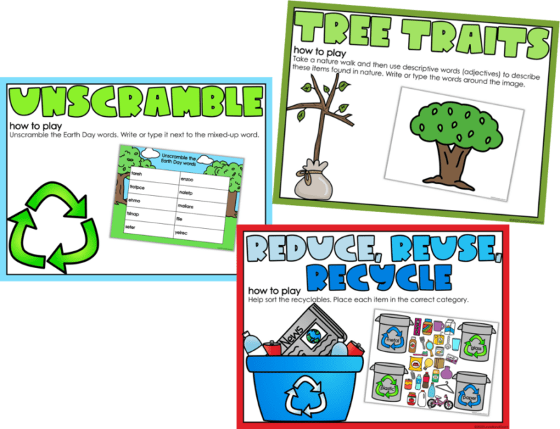 Earth Day Activities - Tunstall's Teaching