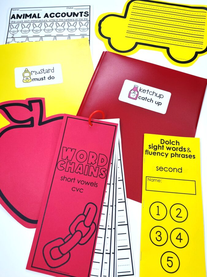 Free School Folder Labels For Teachers - Tunstall's Teaching