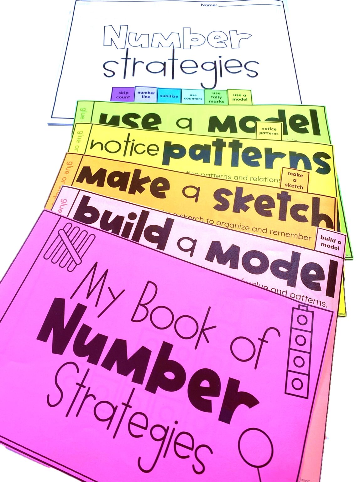 Math Strategies Books - Tunstall's Teaching