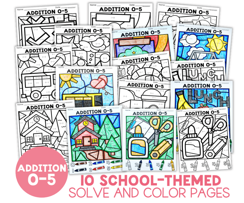 Adding Numbers to 5, 10, and 20 - Tunstall's Teaching