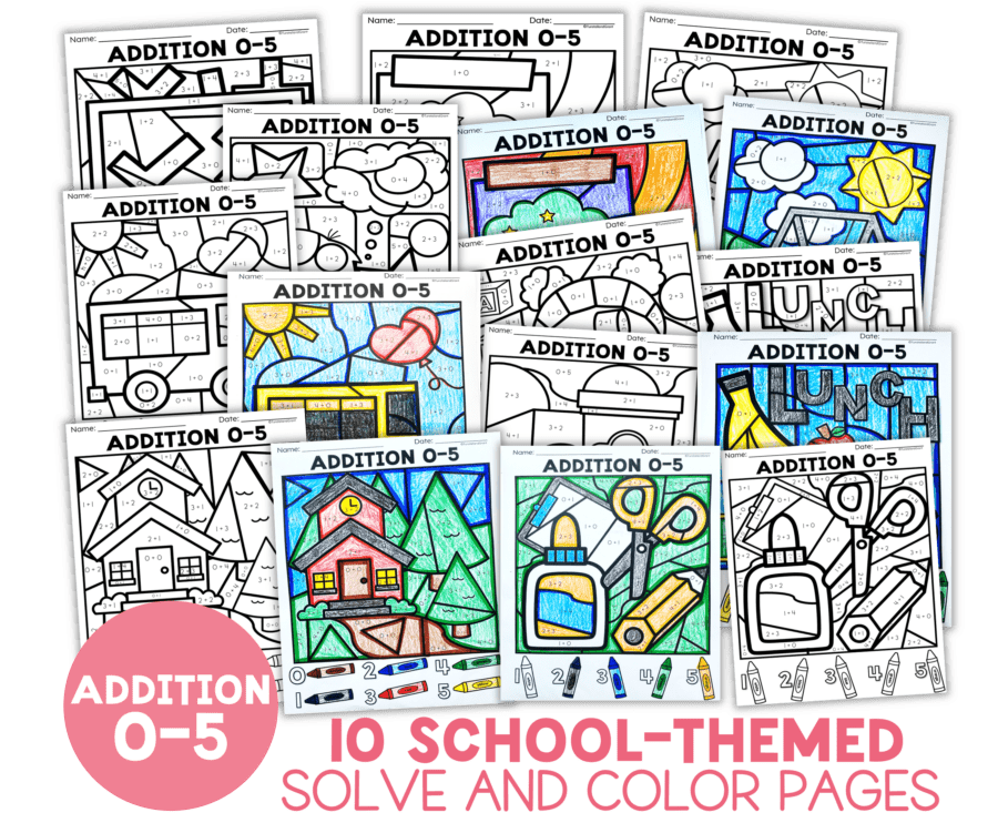 Adding Numbers to 5, 10, and 20 - Tunstall's Teaching