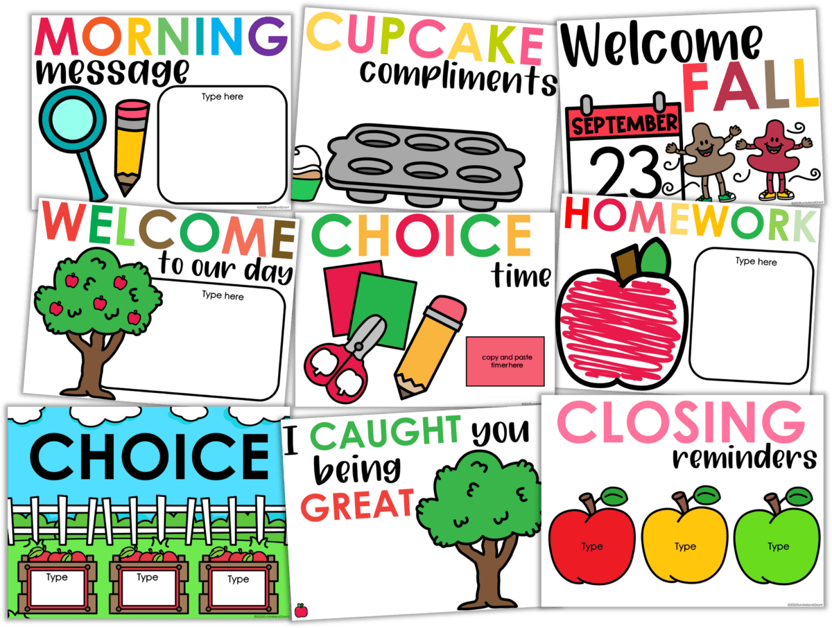 Monthly Classroom Slides For Teaching - Tunstall's Teaching