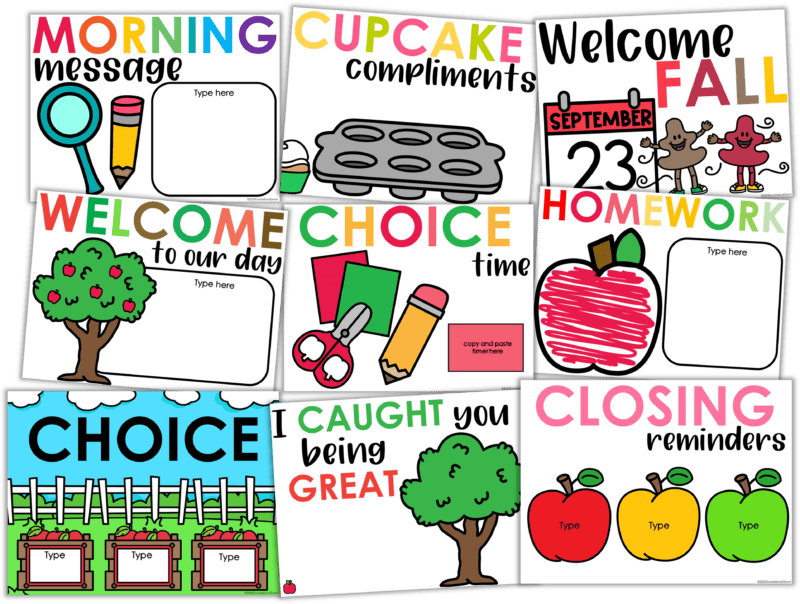 Monthly Classroom Slides For Teaching - Tunstall's Teaching