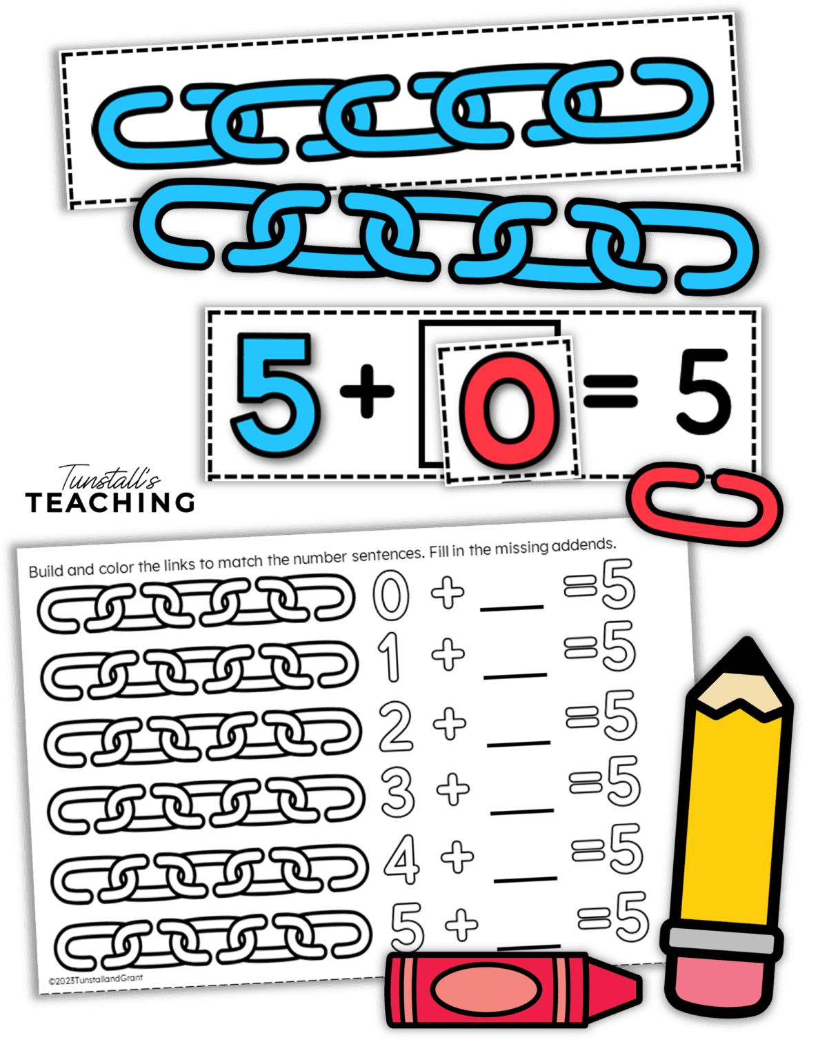 Adding Numbers to 5, 10, and 20 - Tunstall's Teaching