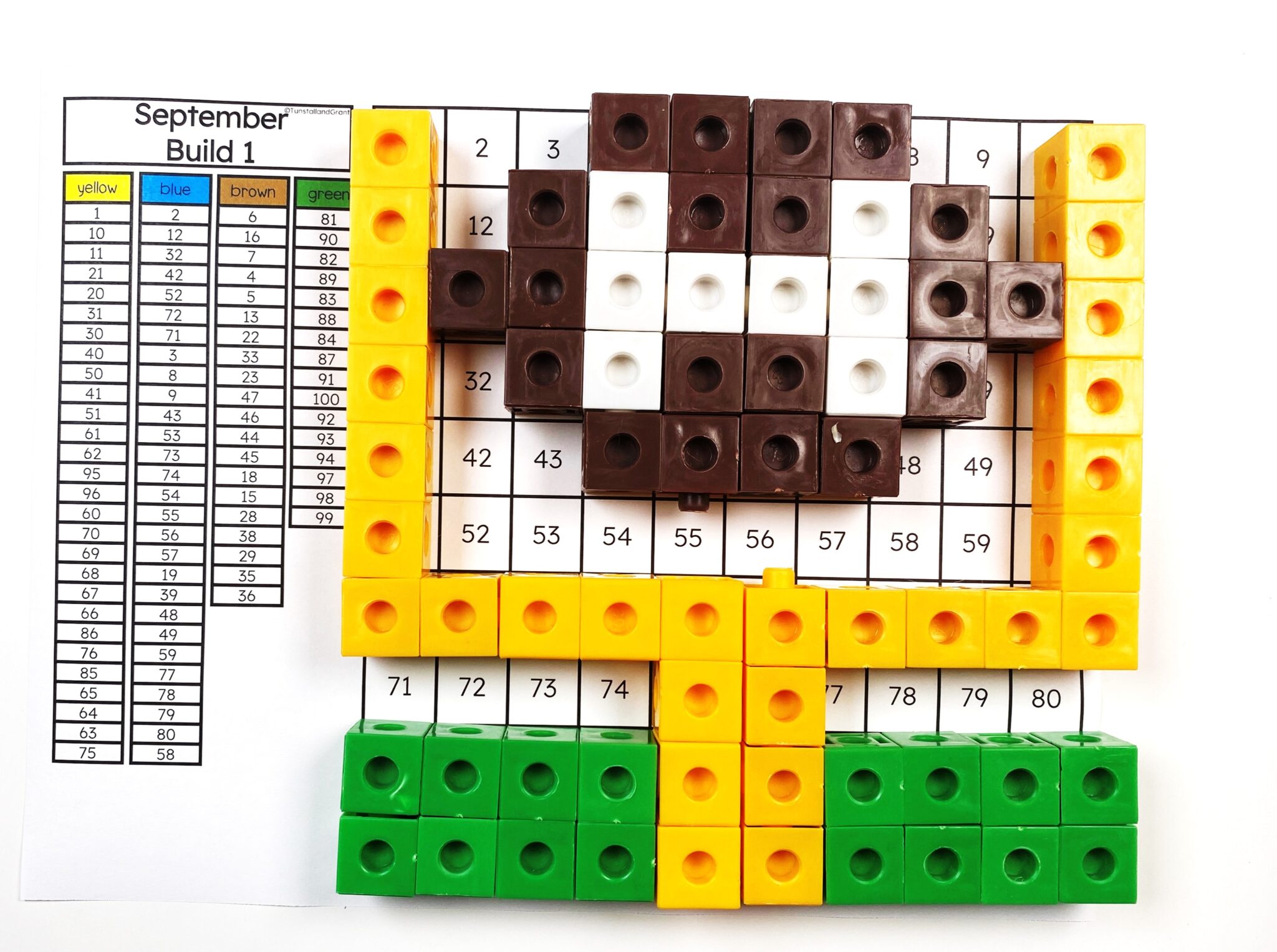 Build and Color Place Value Mystery Pictures - Tunstall's Teaching