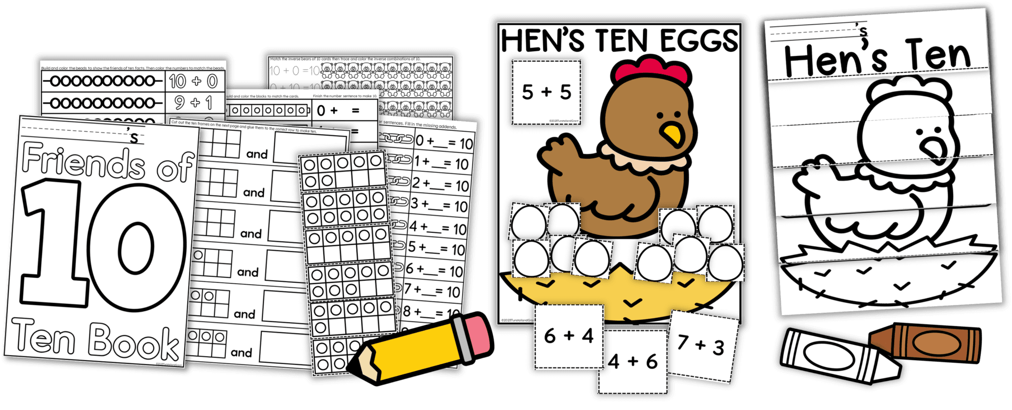 Adding Numbers to 5, 10, and 20 - Tunstall's Teaching