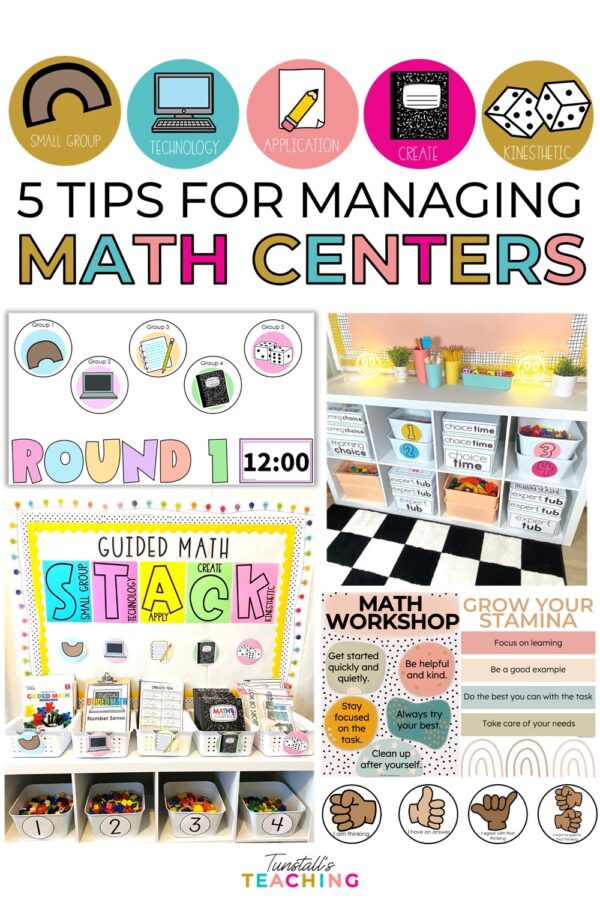 Managing Math Centers | Tips to Help } Tunstall’s Teaching