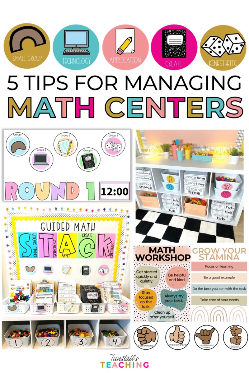 Managing Math Centers | Tips to Help } Tunstall’s Teaching
