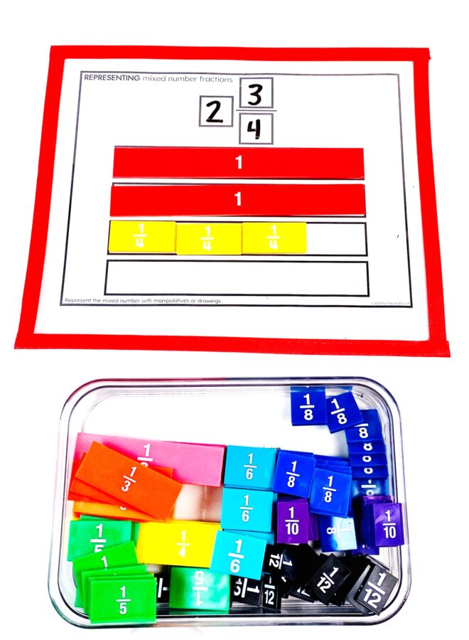 Fraction Math Mats - Tunstall's Teaching