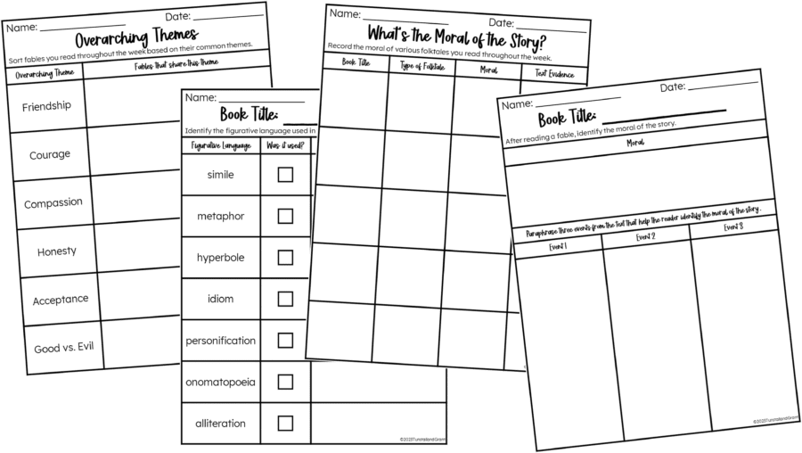 Engaging Literacy Activities for Upper Elementary - Tunstall's Teaching