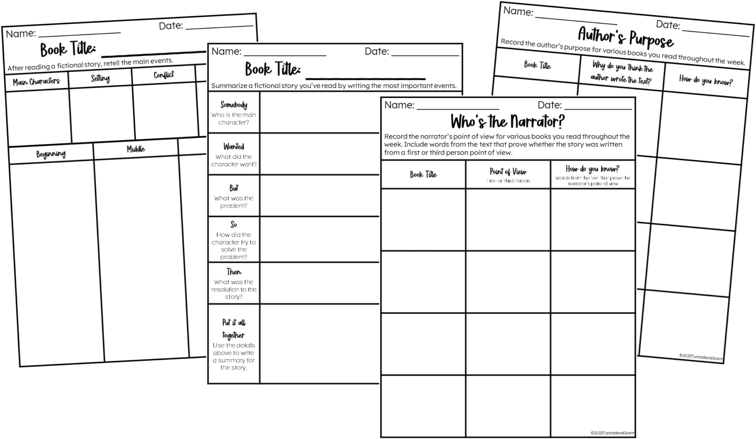 Engaging Literacy Activities for Upper Elementary - Tunstall's Teaching