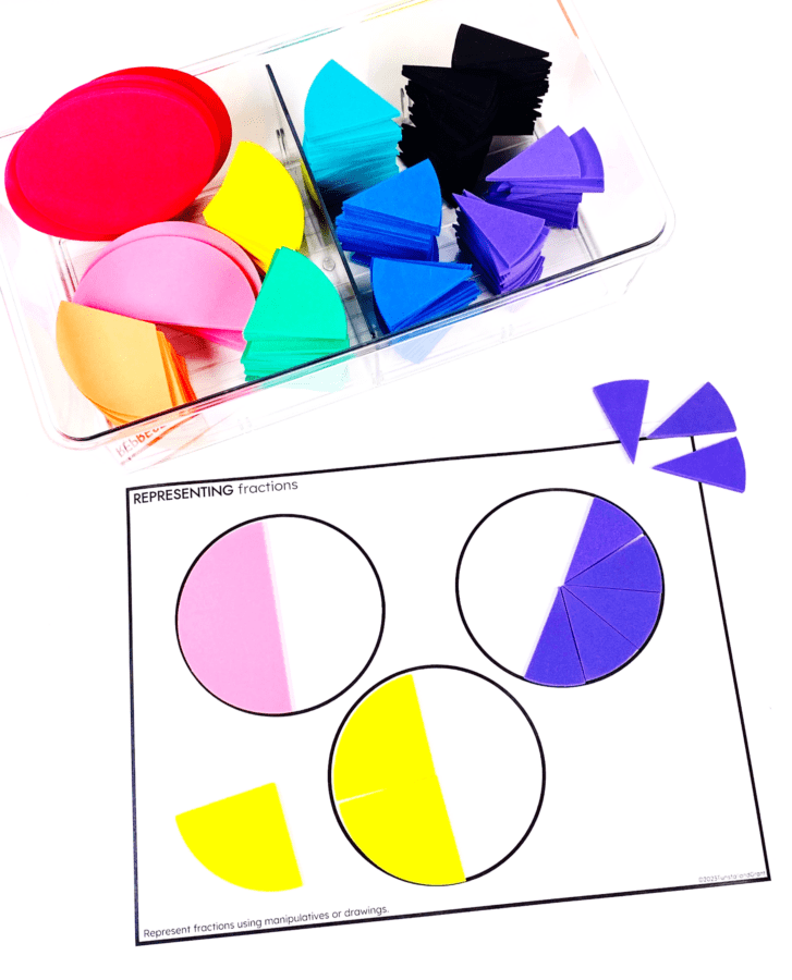 Fraction Math Mats - Tunstall's Teaching