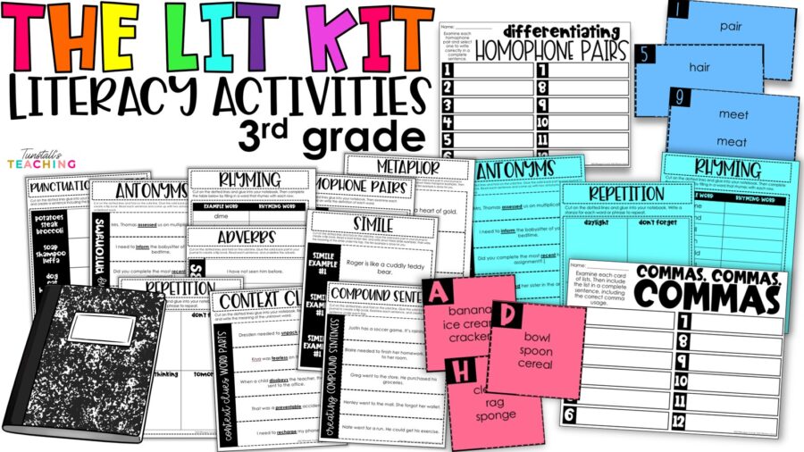 Engaging Literacy Activities for Upper Elementary - Tunstall's Teaching