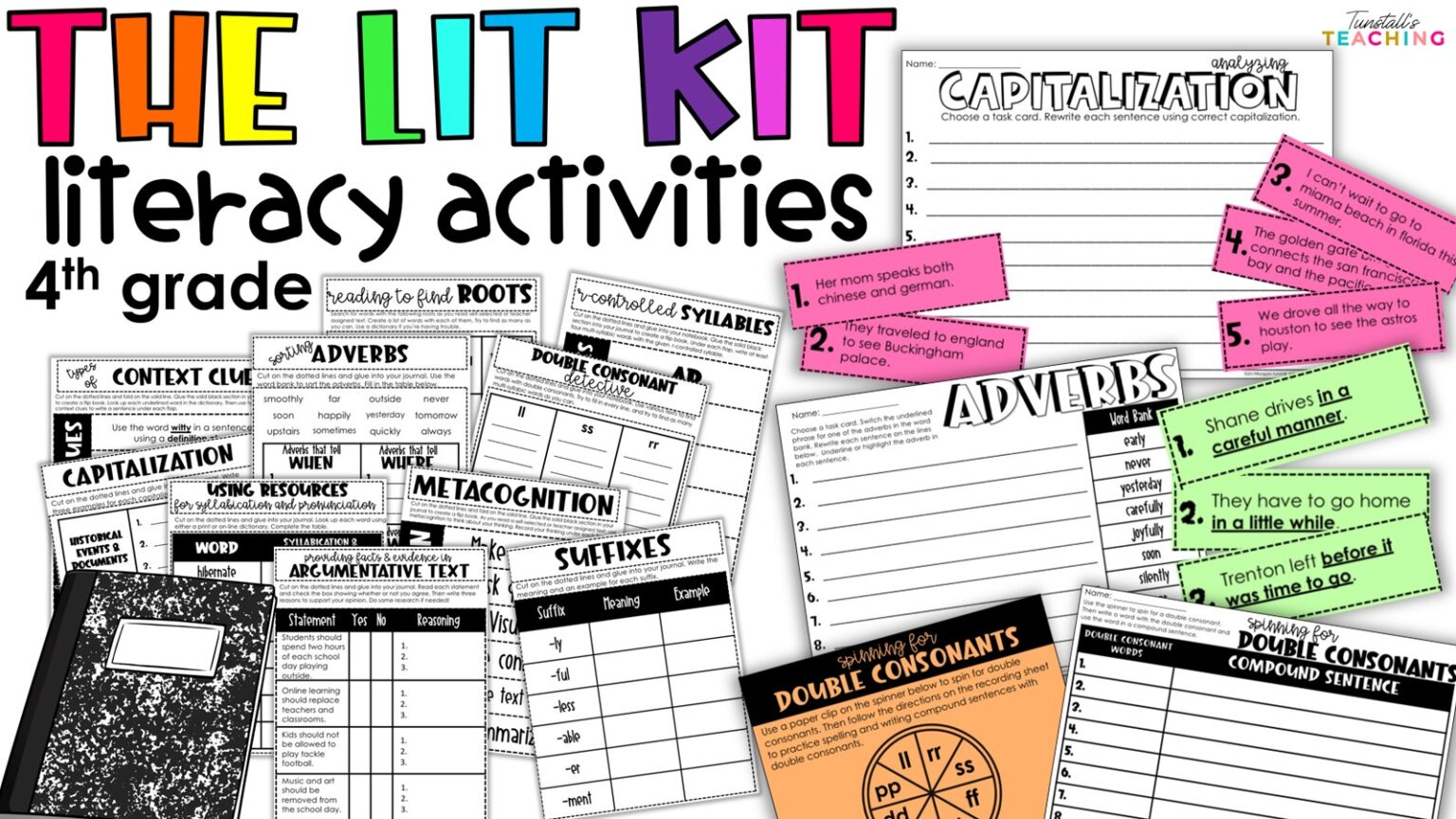 Engaging Literacy Activities for Upper Elementary - Tunstall's Teaching