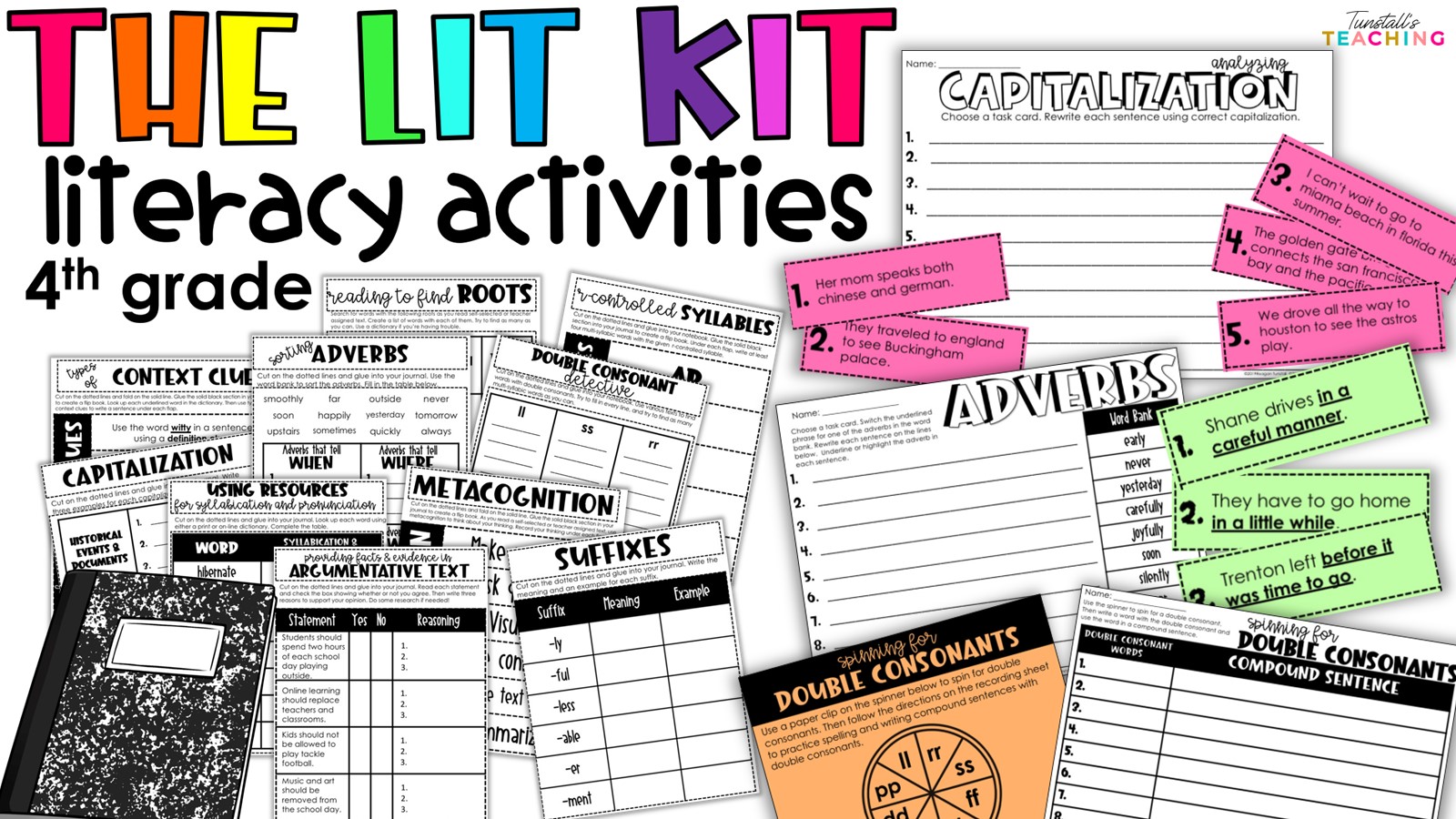 Engaging Literacy Activities for Upper Elementary - Tunstall's Teaching