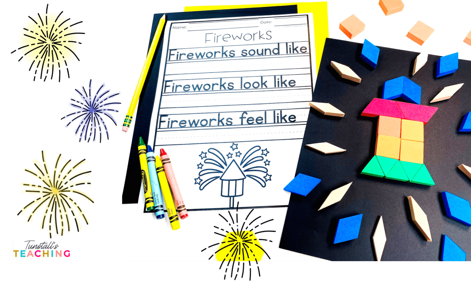 January Math and Literacy with Free New Year's Activities - Tunstall's ...