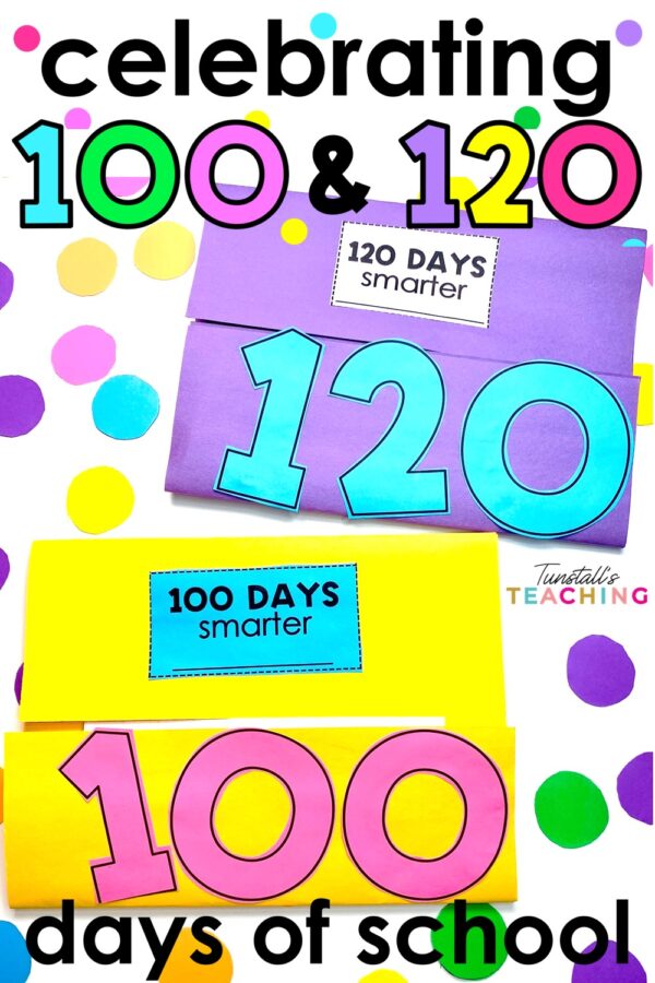 100 and 120 Days in School Celebration - Tunstall's Teaching