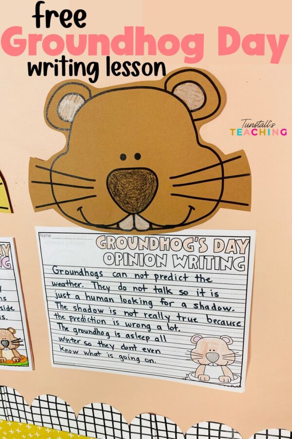 Free Groundhog Day Fact and Opinion Writing Lesson - Tunstall's Teaching