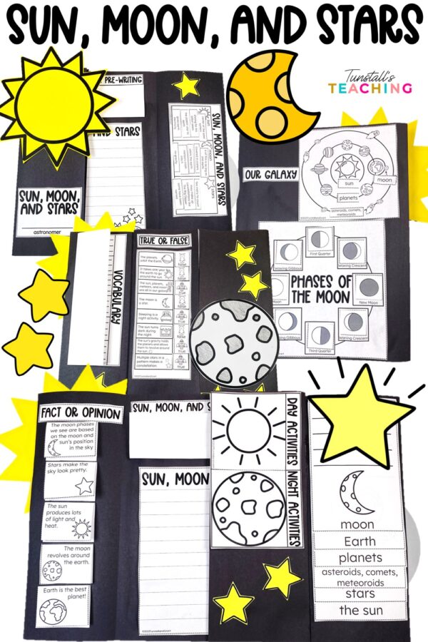 Learning About The Sun, Moon, and Stars - Tunstall's Teaching