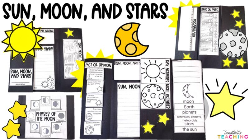 Learning About The Sun, Moon, and Stars - Tunstall's Teaching
