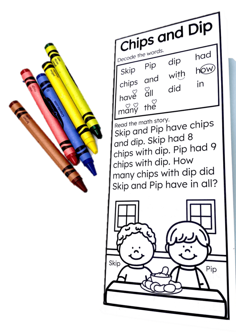 Decodable Math Word Problems: Trifolds for CVC and CVCe - Tunstall's ...