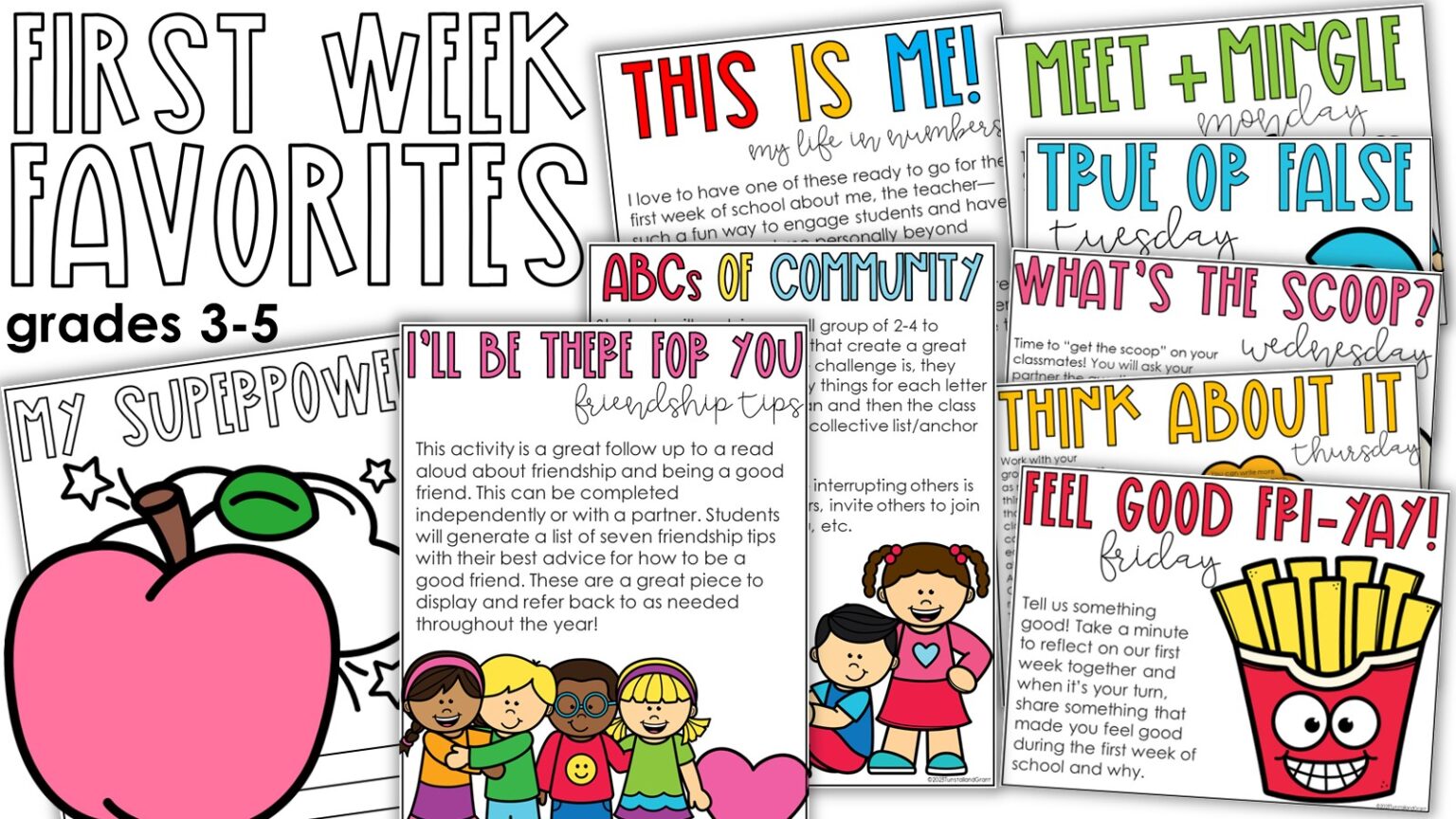Get to Know Me Flip Book for Back to School - Tunstall's Teaching