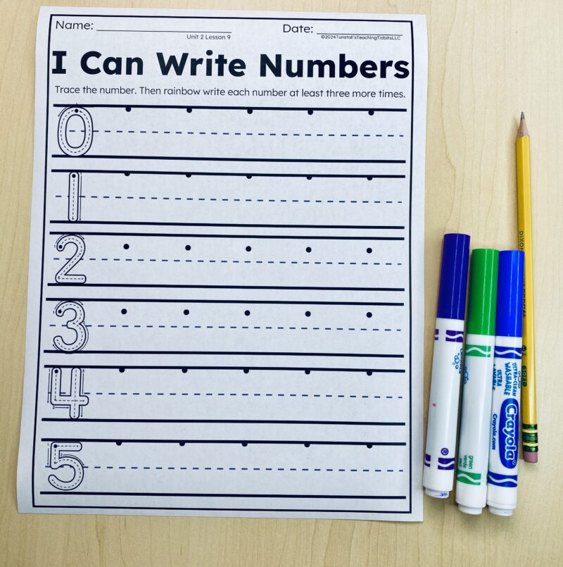 Building Strong Number Sense with Numbers 0-5 - Tunstall's Teaching