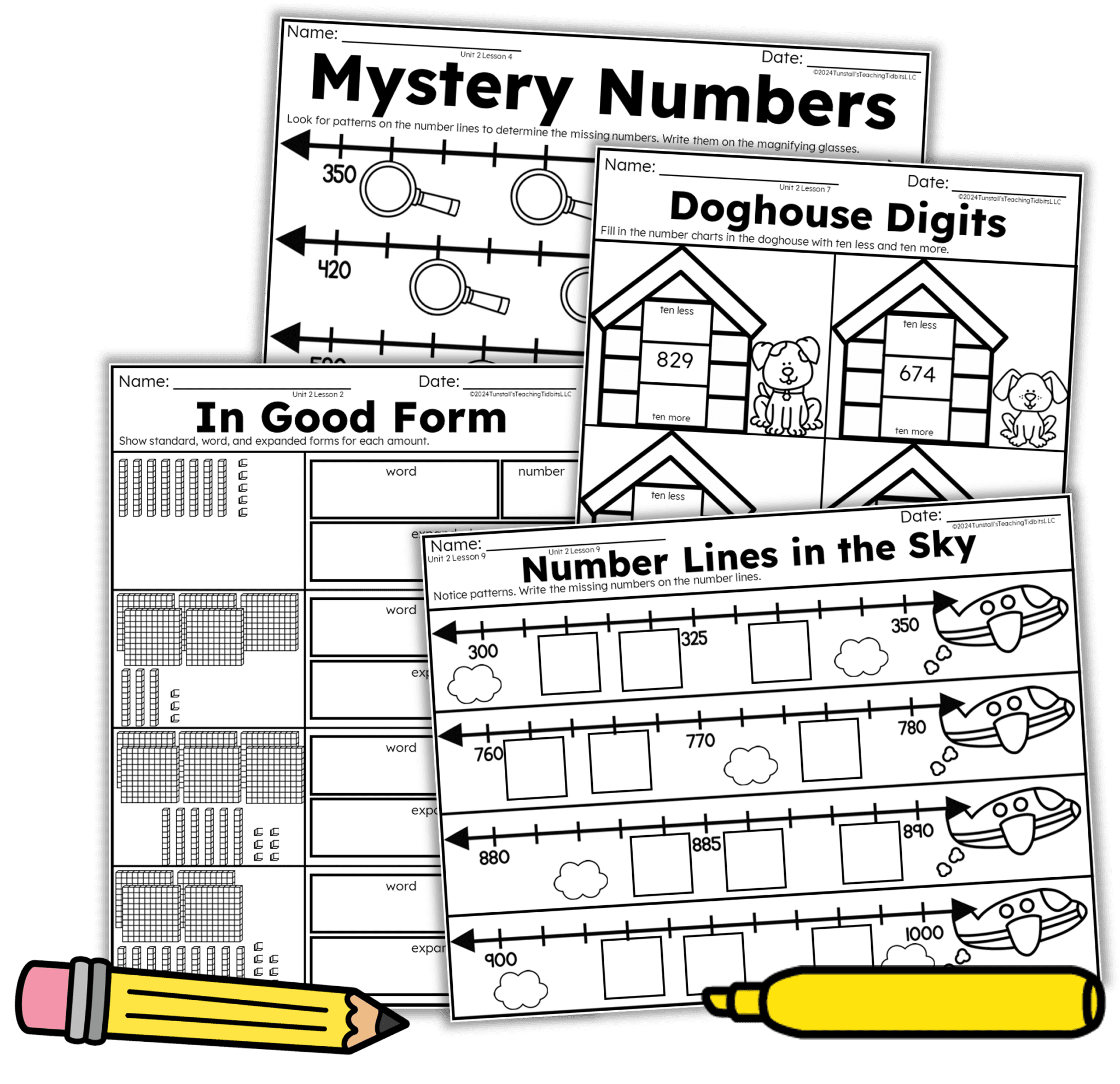 Effective and Fun Second Grade Place Value - Tunstall's Teaching