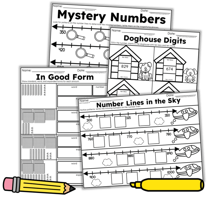Effective and Fun Second Grade Place Value - Tunstall's Teaching