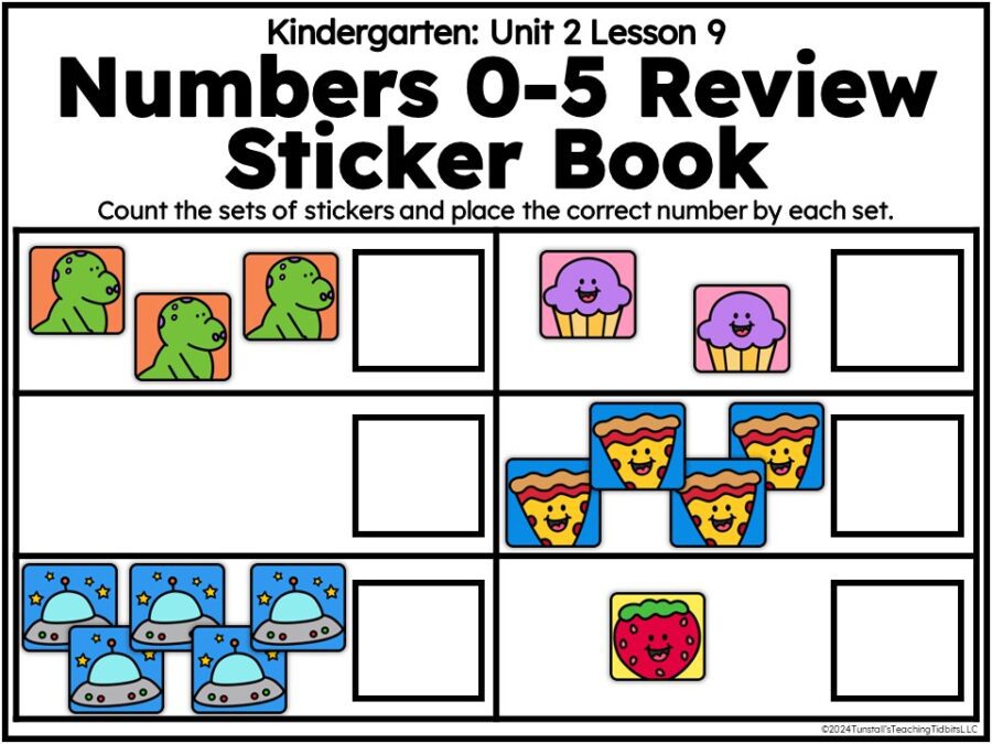 Building Strong Number Sense with Numbers 0-5 - Tunstall's Teaching