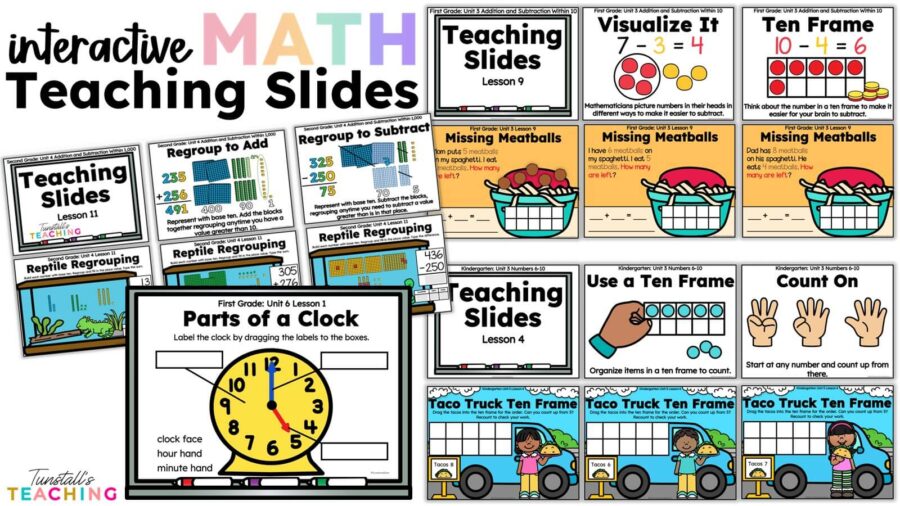 Teaching Resources Online | K-5 Math | Tunstall's Teaching