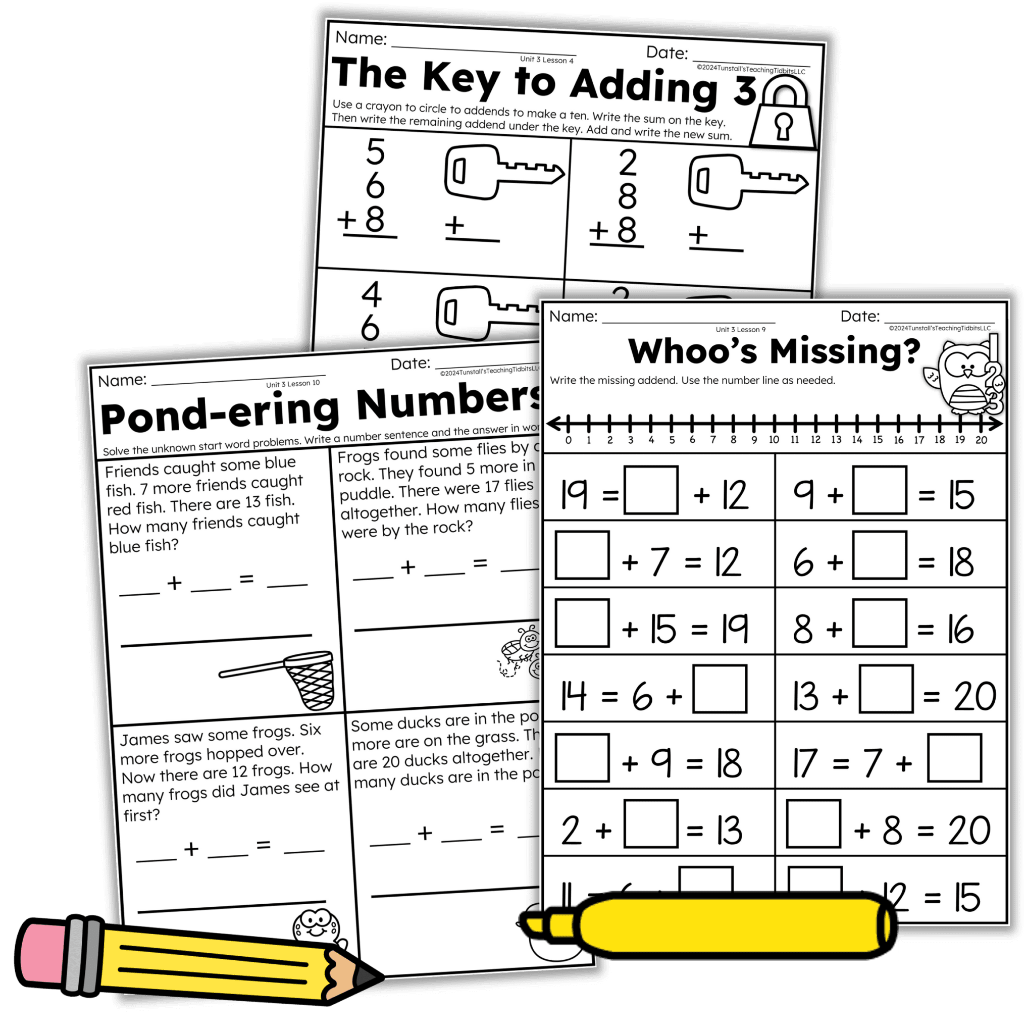 Fluency Focus: Addition and Subtraction Within 20 for Second Grade ...