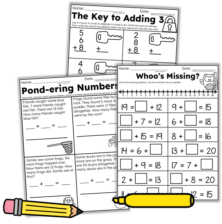 Fluency Focus: Addition and Subtraction Within 20 for Second Grade ...