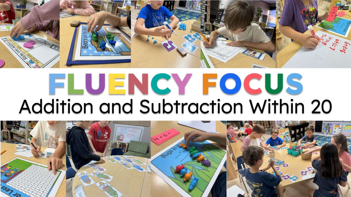Fluency Focus: Addition and Subtraction Within 20 for Second Grade ...