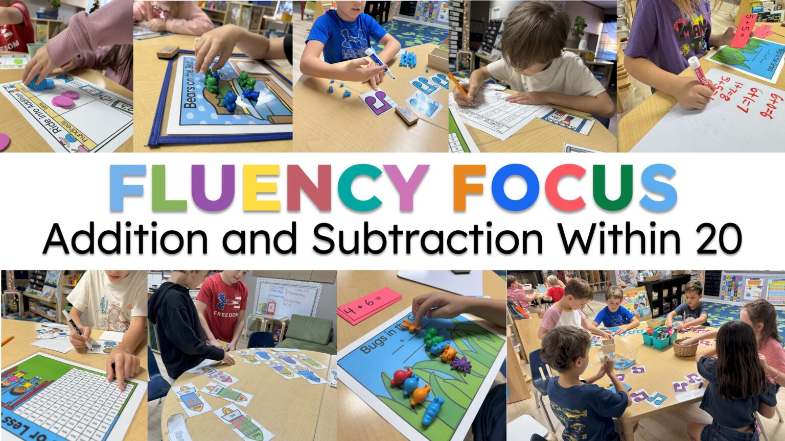 Fluency Focus: Addition and Subtraction Within 20 for Second Grade ...