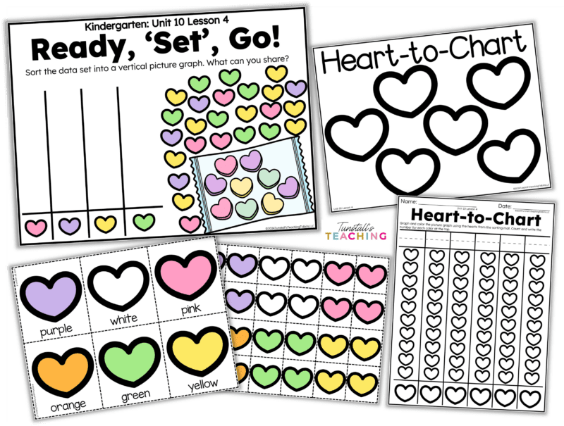 FREE Candy Hearts Graphing Lesson: Data & Math Printables for K-2 ...