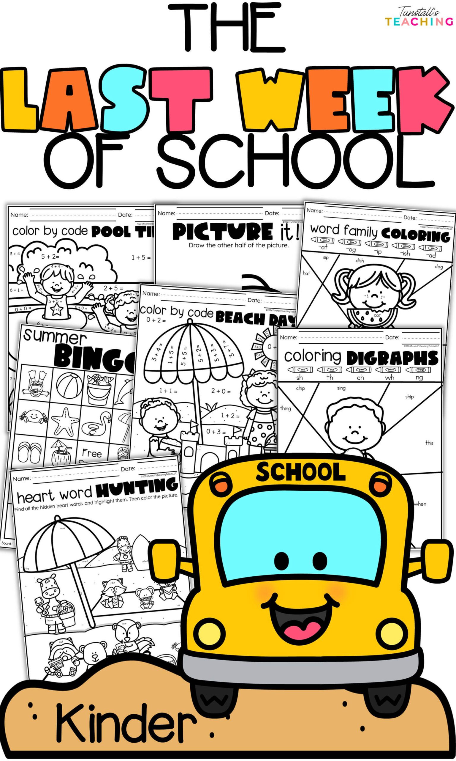 Make the Last Week of School Unforgettable–Fun & Easy Activities ...