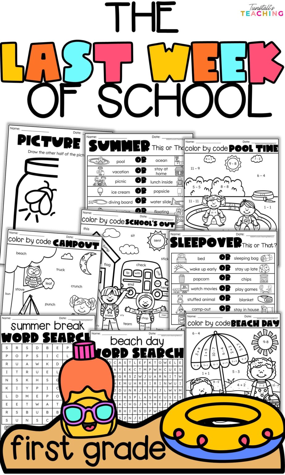 Make the Last Week of School Unforgettable–Fun & Easy Activities ...