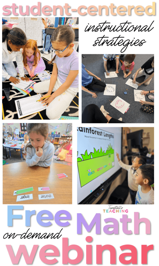 Free Webinar: Transform Your Math Block with Student-Centered Strategies - Tunstall's Teaching