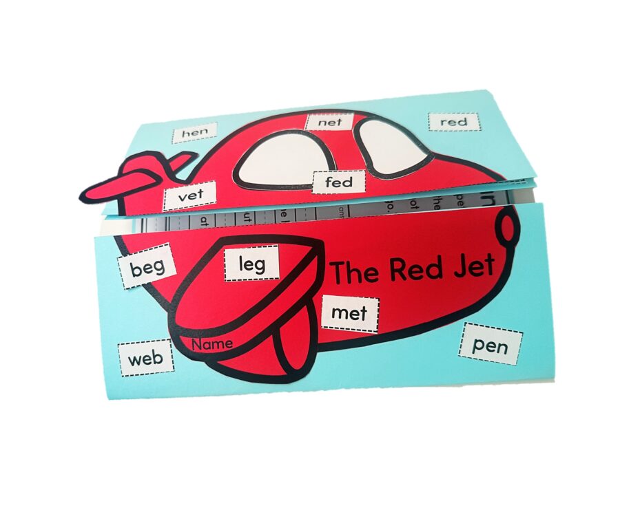 Short Vowel CVC Phonics Foldable Crafts & Decodable Passages - Tunstall ...