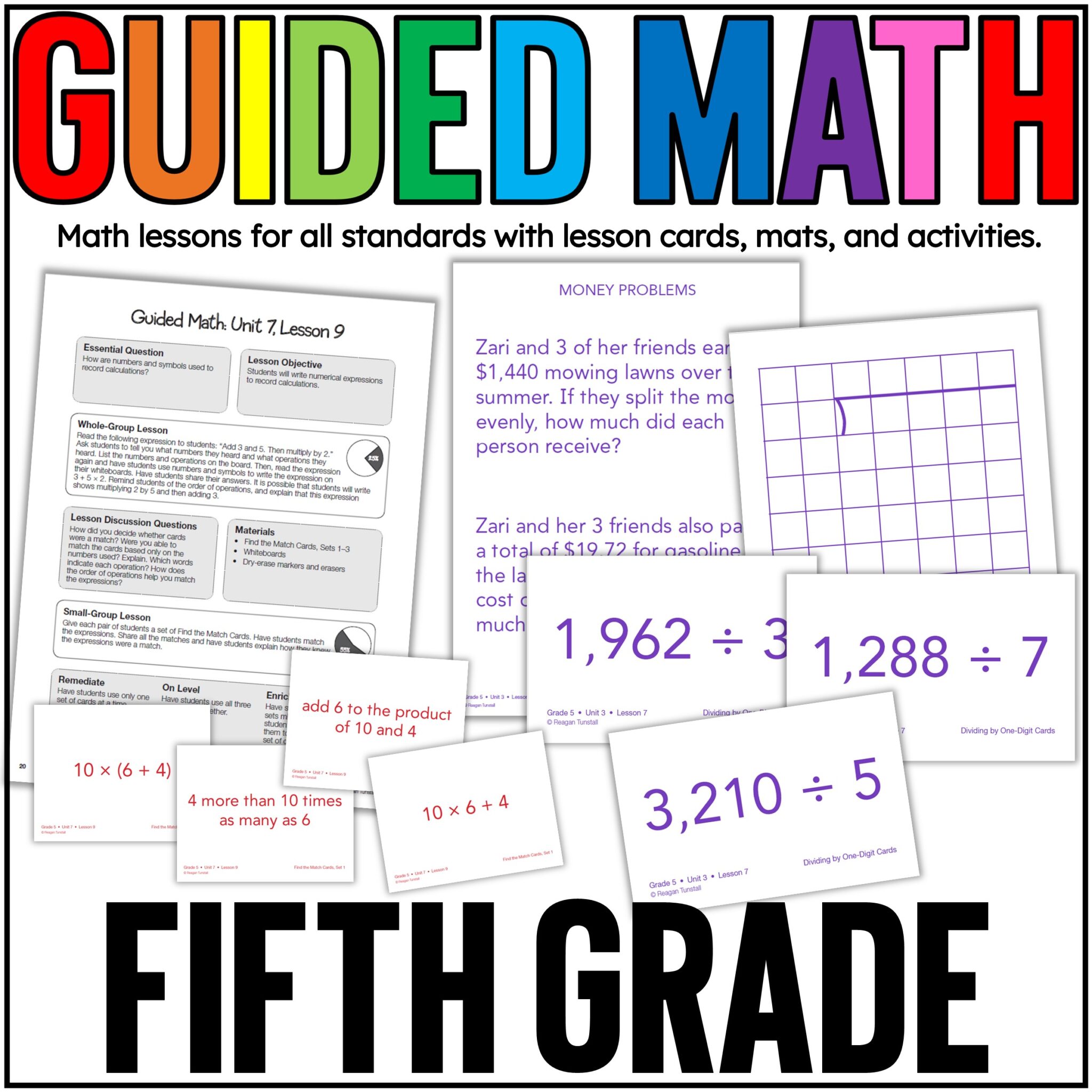 Teaching Resources Online | K-5 Math | Tunstall's Teaching