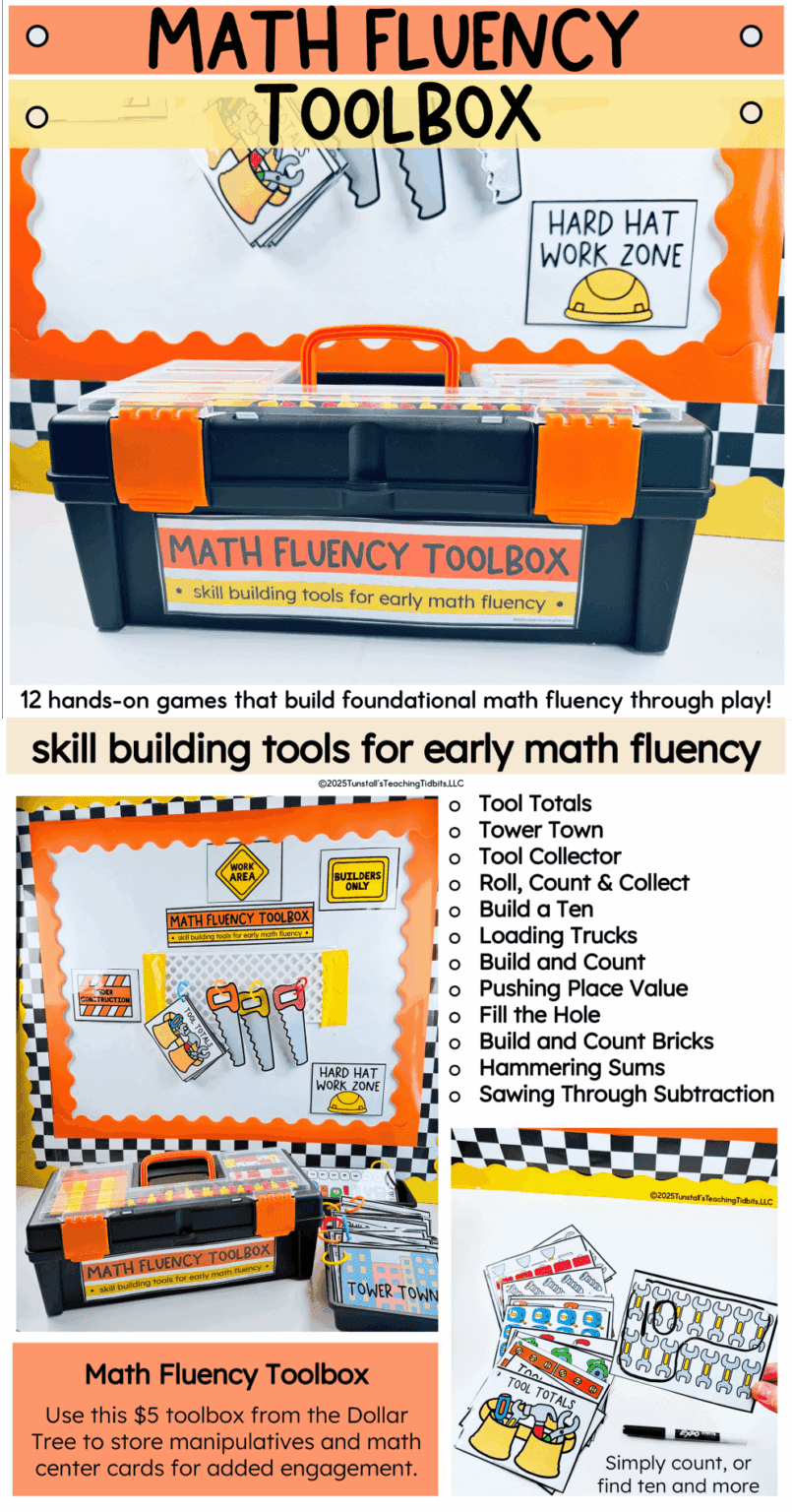 Math Fluency Toolbox: Hands-On Math Centers for Building Early Math ...