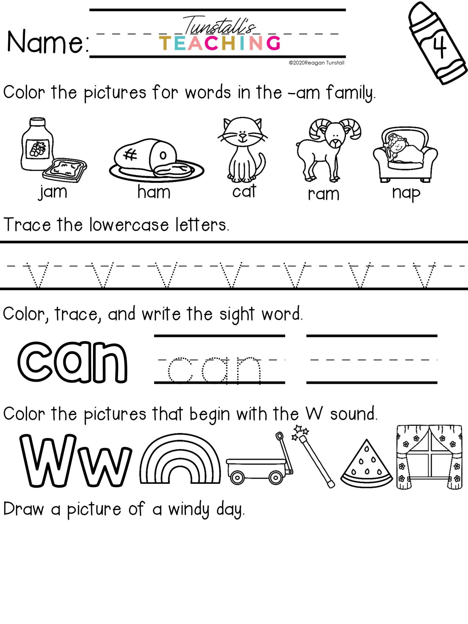 Daily Math and Daily Language Spiral Review for K 3 Morning Work